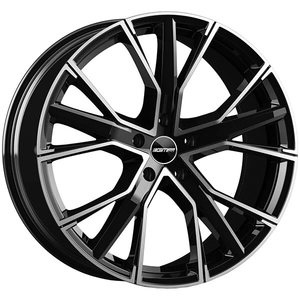 ALLOY WHEEL GMP Gunner For Porsche Macan Turbo 9X21 5X112 Black Diamond ...