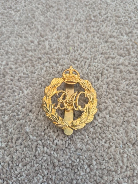 CLASSIC BRITISH ROYAL Armoured Corps Regiment British Army Cap Ww2 Pin ...