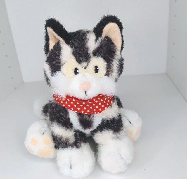 RETIRED HALLMARK SCAMPI & Chips Tabby Cat Kitten Soft Plush Toy 6" V521 ...