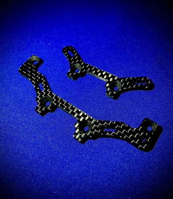 DAMPER STAY SET for Xpress FM1S, Shock Tower, Warabiyama Carbon £119.89 ...