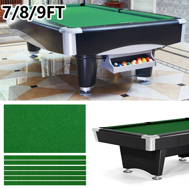 7/8/9FT 90% WOOL Pool Table Felt Worsted Billiard Cloth High ...
