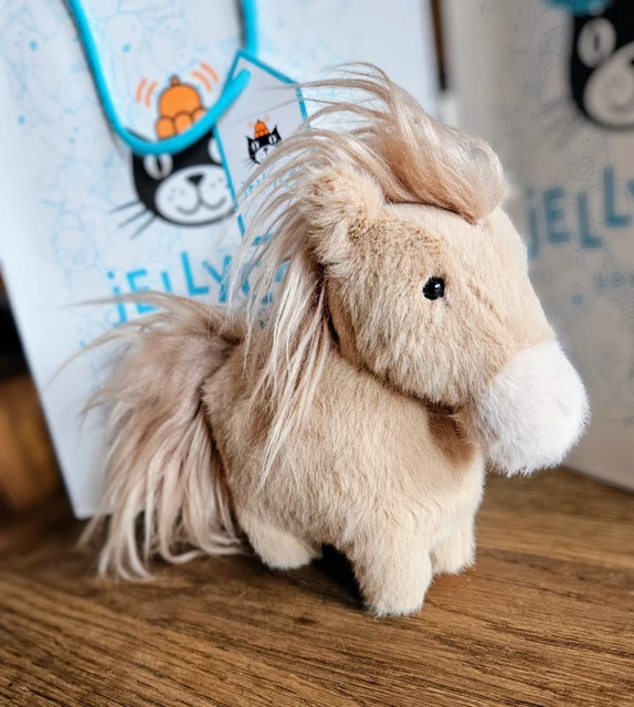 JELLYCAT CLIPPY CLOP Palomino Pony Horse Beige 1Plush Soft Toy BNWT £75 ...