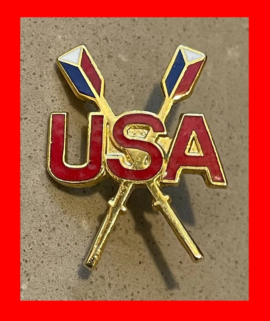 ROWING TEAM USA Olympic Pin Badge Paris 2024 Trader £10.03 - PicClick UK
