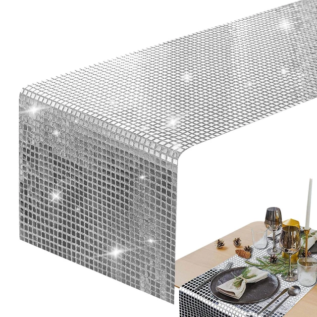DISCO PARTY TABLE Runner 70s Disco Themed Party Table Decor Glitter ...
