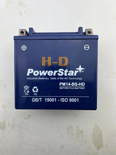 PM14-BS-HD SLA AGM Motorcycle Battery - Minor Damage, No Warranty $33. ...