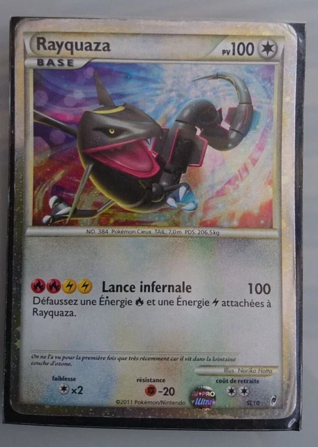 CARTE POKÉMON RAYQUAZA Shiny Holographique Secrète Rare SL10 APPEL DES ...