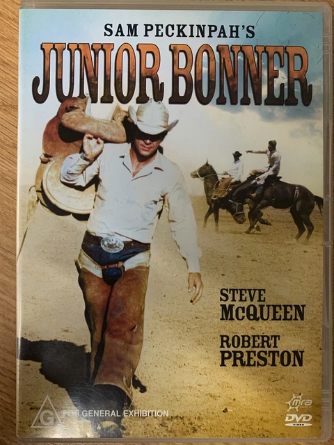 JUNIOR BONNER DVD 1972 Western AS NEW! Steve McQueen Robert Preston £4. ...