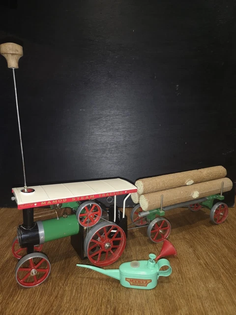 MAMOD TE1A STEAM traction engine + Log trailer £30.34 - PicClick UK