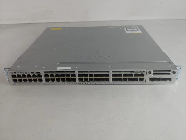 CISCO CATALYST 3850 WS-C3850-48U-S 48-Port Gigabit Managed UPoE Ethernet Switch £157.96 ...