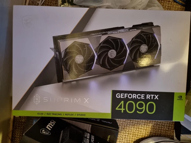 MSI SUPRIM X 4090 24GB GDDR6X Graphics Card NVIDIA GeForce RTX 4090 £ ...