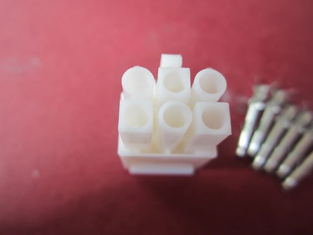 C8 ORIGINAL YAESU 6 pin Rotator Rotor Control Box Plug G-450 G-650 G ...