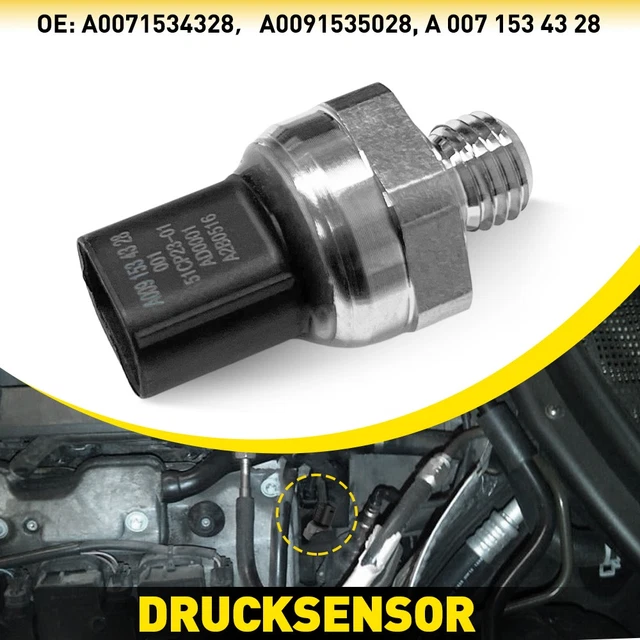 DRUCKSENSOR ABGASGEGENDRUCK SENSOR Für Mercedes-Benz OM642 Smart W169 ...