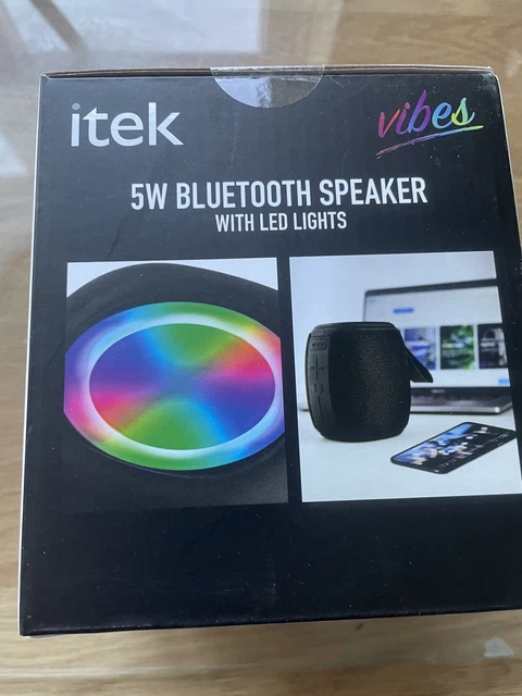 ITEK BT SPEAKER, LED Lights, Wireless, 5W £15.05 - PicClick UK