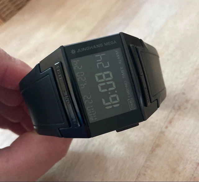 JUNGHANS MEGA 1000 AllBlack Rarität!!! EUR 399,00 - PicClick DE