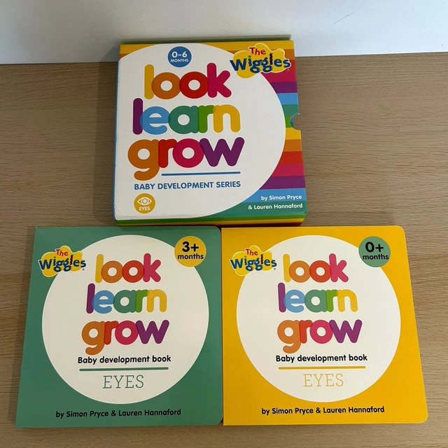 THE WIGGLES: LOOK Learn Grow Boxed Set Board Books by Are Media Baby ...