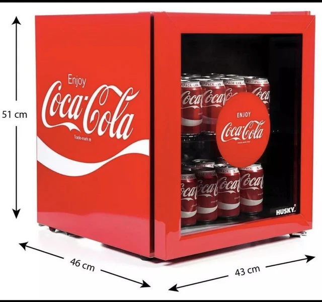 HUSKY COCA COLA mini fridge £90.00 - PicClick UK