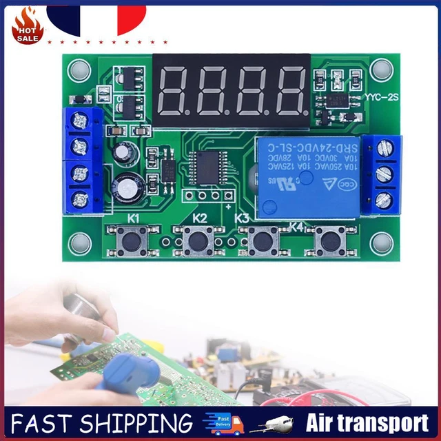 R# DELAY RELAY Module Programmable Relay Module Cycle Timer Delay Switch (12V) EUR 5,75 ...