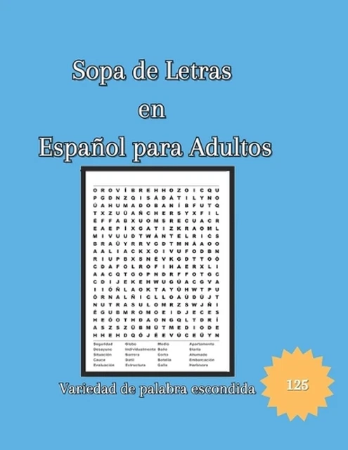 SOPA DE LETRAS Para Adultos en Espaol by Davidbook Mercedes, Sr ...