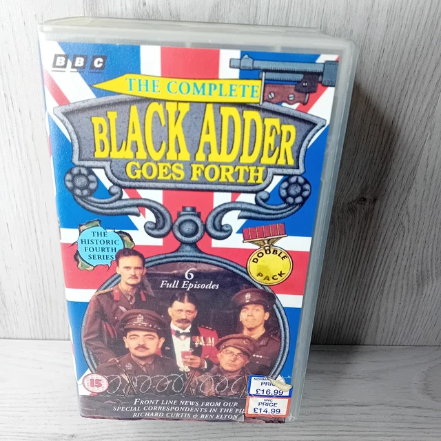 BLACK ADDER GOES Forth Complete 4Th Series Vhs Tape - Rare Retro - New ...