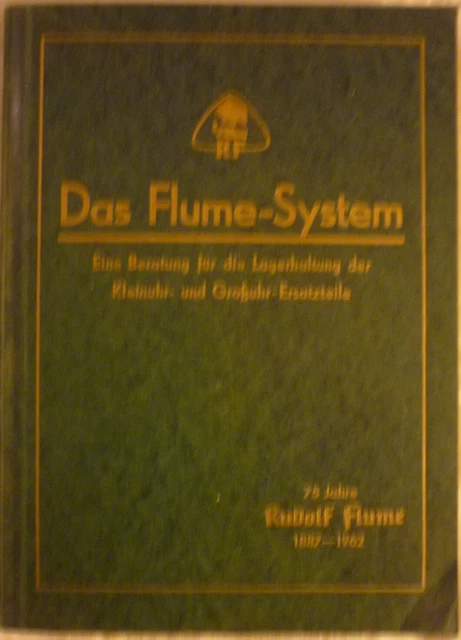 DAS FLUME-SYSTEM JUBILÄUMSAUSGABE 75 Jahre Flume Band I Von 1962 EUR 75 ...