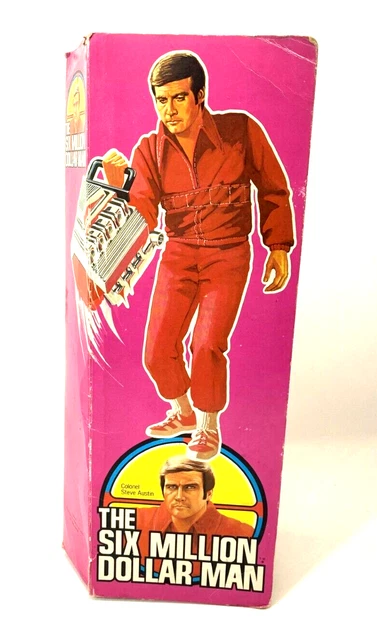ORIGINAL SIX MILLION Dollar Man Bionic Action Figure Box £85.00 ...