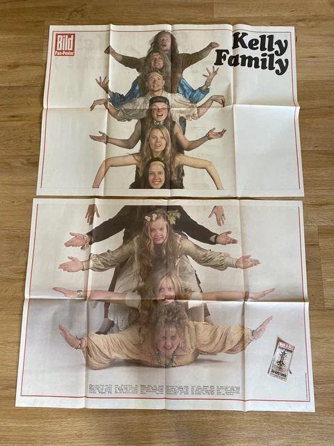 ALTES KELLY FAMILY Megaposter Poster Zeitung Bild 90er EUR 5,00 ...