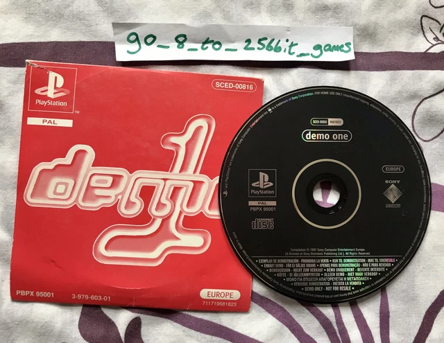DEMO ONE PS1 PlayStation PAL PBPX 95001 Red Sleeve Abes Oddysee ...