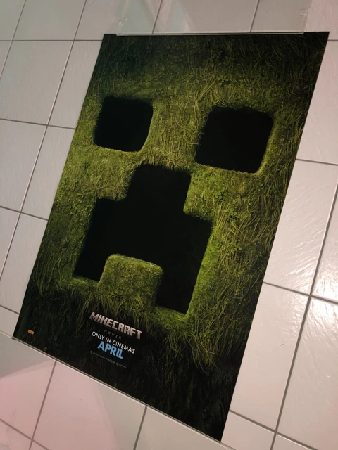 A MINECRAFT MOVIE 2025 April Horror Rare Orig Aust Ds Os Teaser Cinema ...