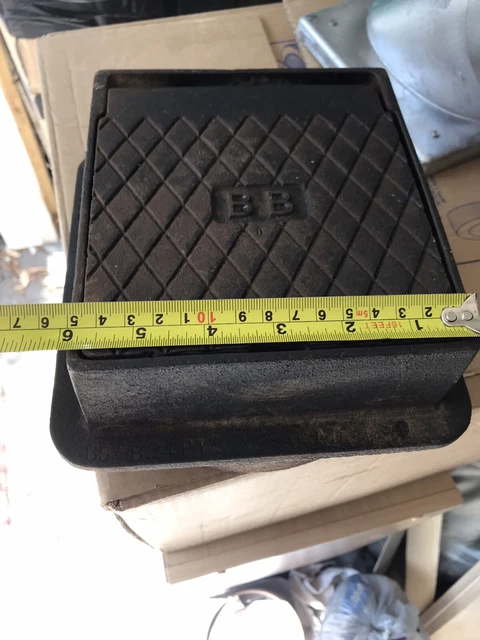 CAST IRON Stop Cock Stopcock Box Water Meter Inspection Cover 6" X 7” £ ...