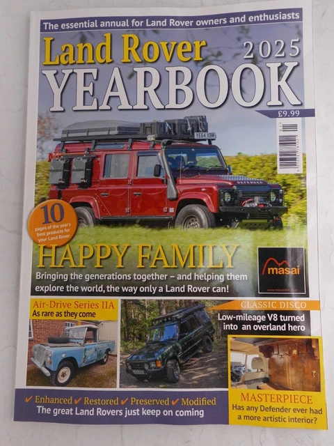LAND ROVER YEARBOOK magazine 2025 Essential annual for owners ...