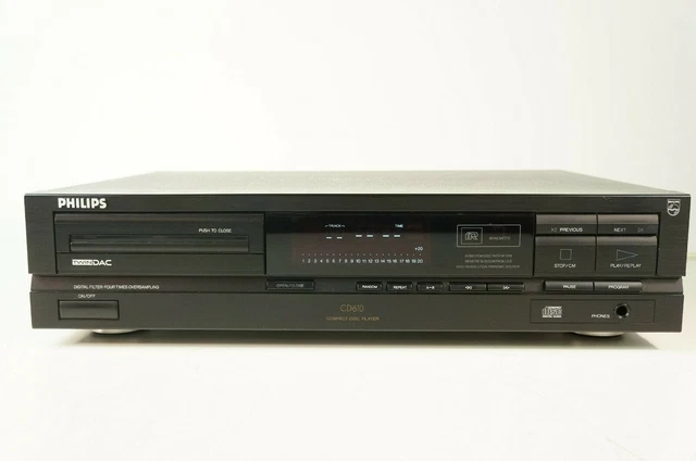 PHILIPS CD 610 CD Player Compact Disc Checked Without Remote Hi-2248 £ ...
