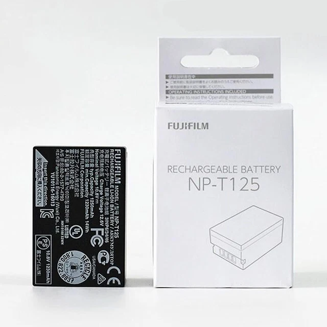 1 PIÈCE BATTERIE NP-T125 pour Fuji GFX100 GFX50S GFX50R GFX-50S GFX-50R ...