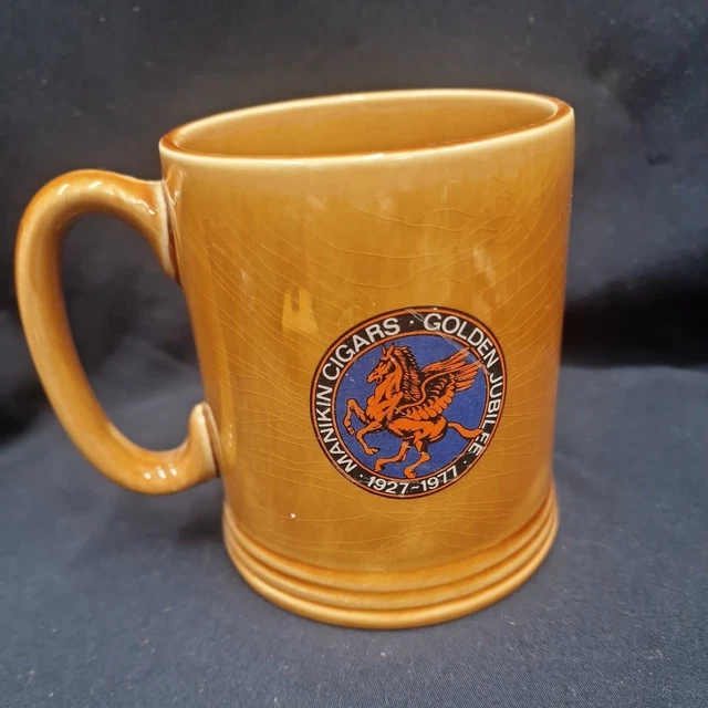 MANIKIN CIGARS GOLDEN Jubilee Pint Tankard 1927-77 Lord Nelson Pottery ...