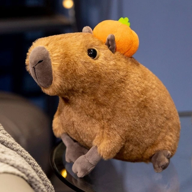 FLUFFY CAPYBARA PLUSH Toy Cartoon Capibara Fluffty Doll Kawaii Home ...