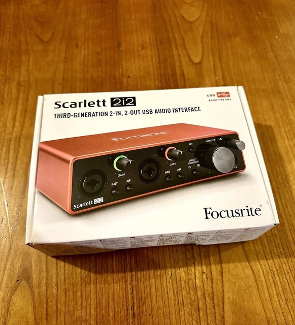 FOCUSRITE SCARLETT 2I2 3rd Gen USB Audio Interface EUR 120,00 - PicClick DE
