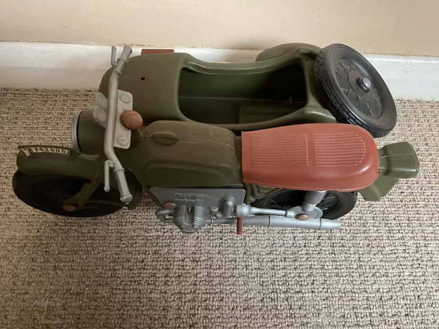 VINTAGE ACTION MAN Cherilea German Motorbike And Sidecar NICE £18.99 ...