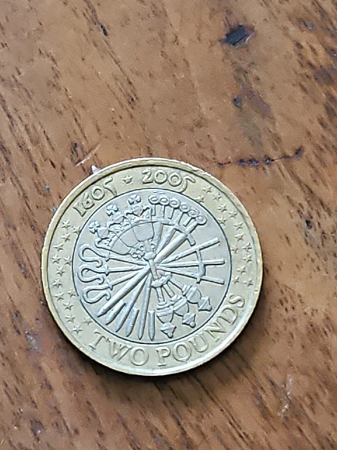 RARE MINTING ERROR Guy Fawkes £2 two pound Coin With Pemember Error EUR ...