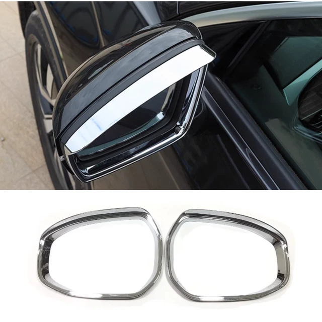 FOR TOYOTA CROWN Signia 2025 2026 Chrome Rain Eyebrow Rearview Mirror ...