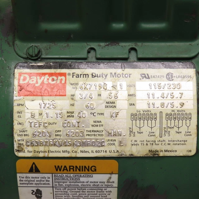 AIR SYSTEMS SVB-E8 3/4Hp 115/230V 1Ph Squirrel Cage Blower 1570/2700CFM ...