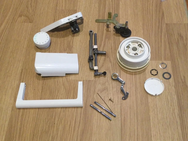 JANOME JD-1822 SEWING Machine Parts = Bobbin Winder, Hand Wheel, Handle ...