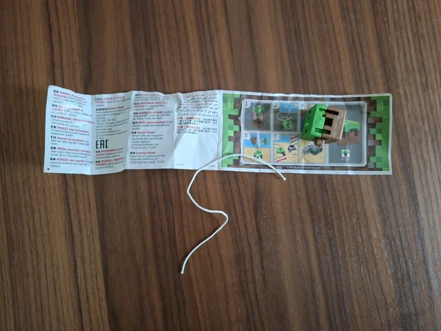 KINDER JOY MINECRAFT 2026 Grass Block Vc366 EUR 1,50 - PicClick IT