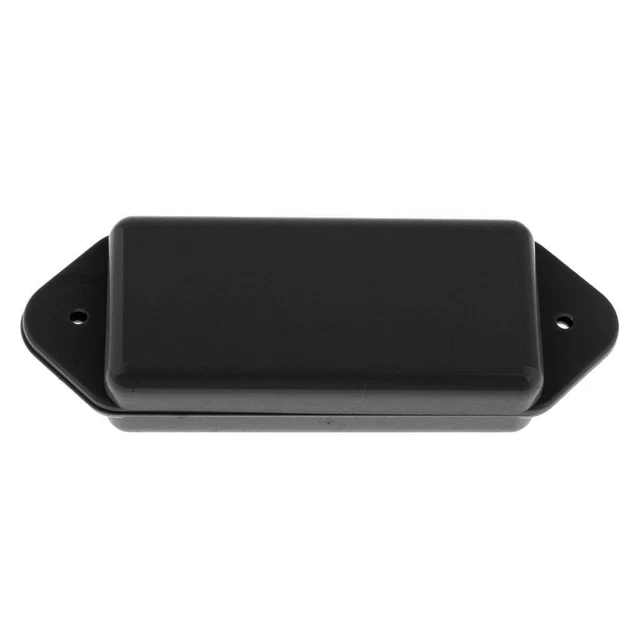 SET OF 2 P90 Dog-ear guitar Pickup Covers Black ,Undrilled £6.34 ...