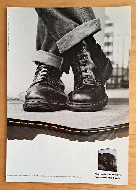 DR MARTENS BOOTS & Book Magazine Advert Vintage £10.00 - PicClick UK