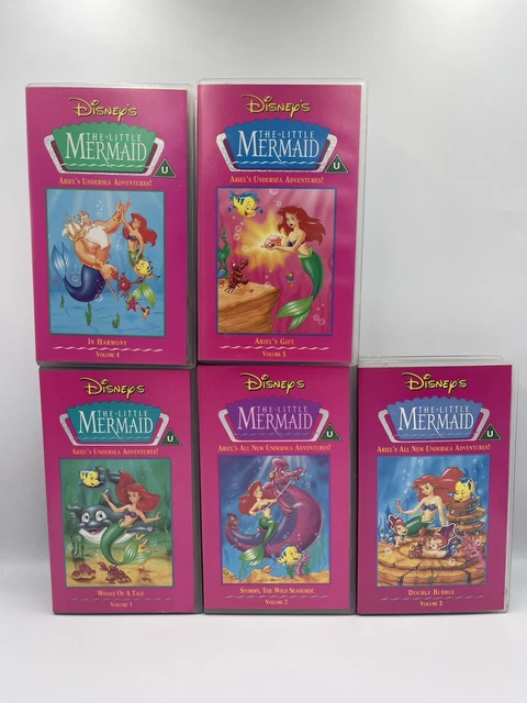 DISNEY THE LITTLE Mermaid VHS Ariels Undersea Adventures TV Series ...