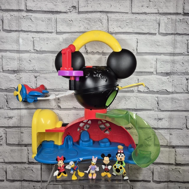 MICKEY MOUSE CLUBHOUSE Fly N Slide Playset Disney Figures Minnie Donald ...