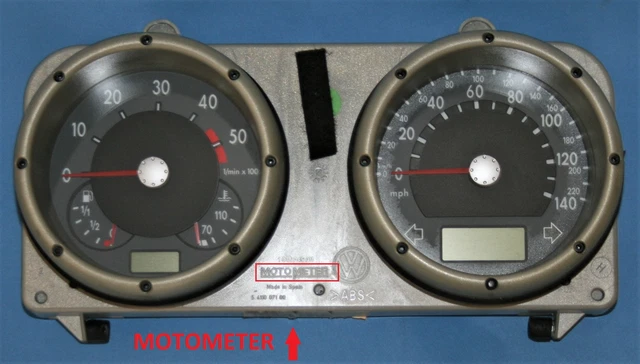 VW POLO SPEEDO Clock Cluster Unit 1.9 SDI Motometer Speedometer ...