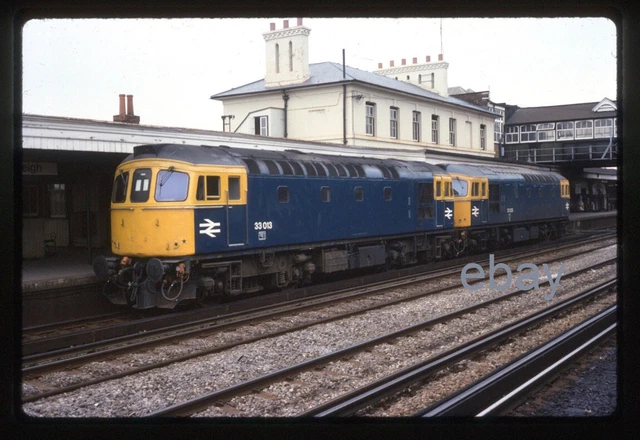 ORIGINAL 35MM SLIDE-CLASS 33's -33013 & 33033 light engines at ...