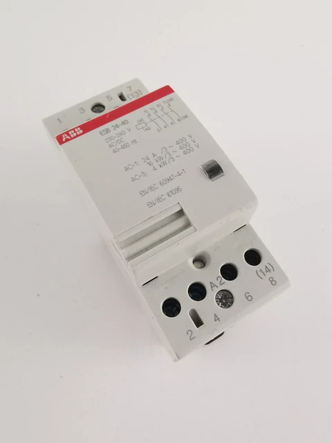 ABB ESB 24-40 Installationsschütz 24A 230-240V Insta Schütz EUR 17,99 - PicClick DE