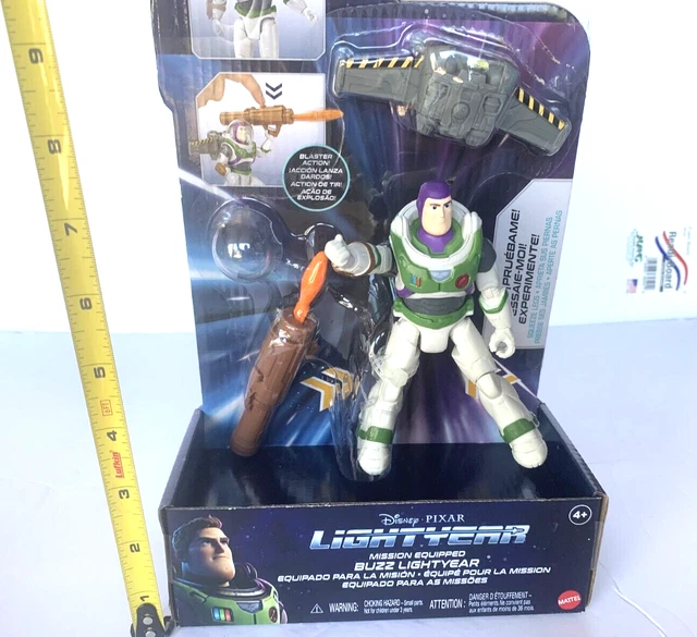 DISNEY PIXAR LIGHTYEAR 2022 Mission Equipped Buzz Lightyear Figure ...