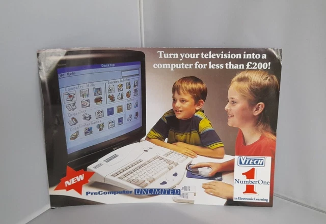 VINTAGE VTECH PRECOMPUTER Unlimited Computer Instructions £1.00 ...